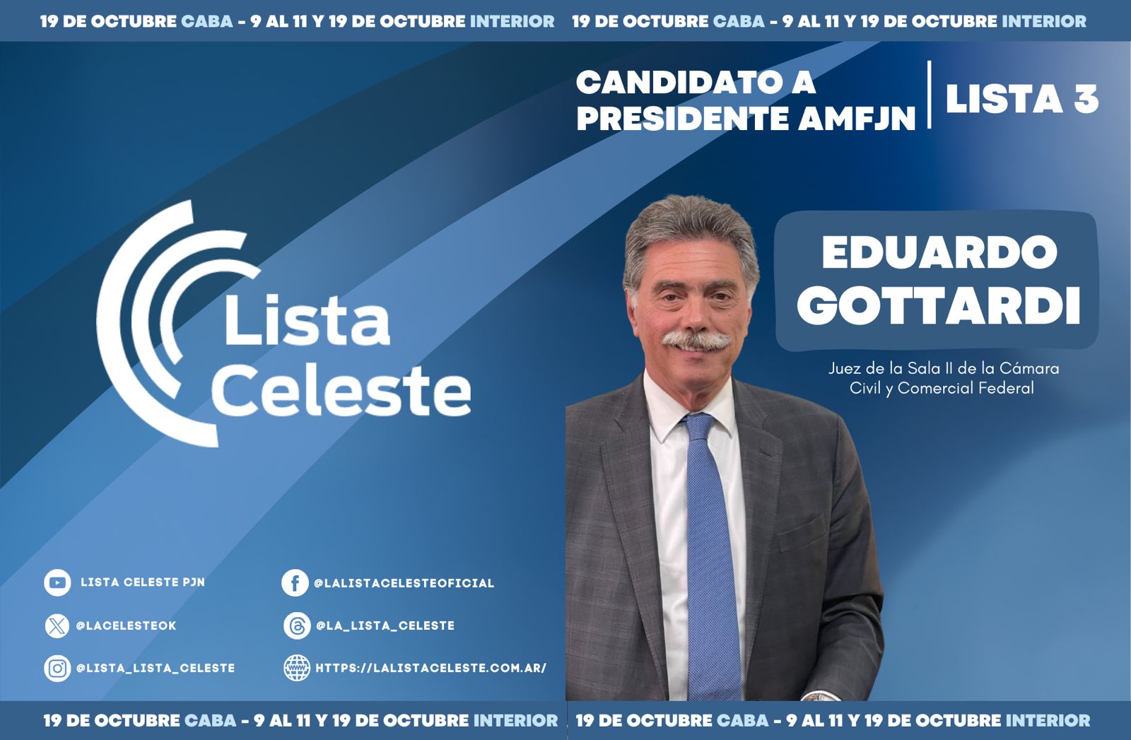 Elecciones – Lista Celeste